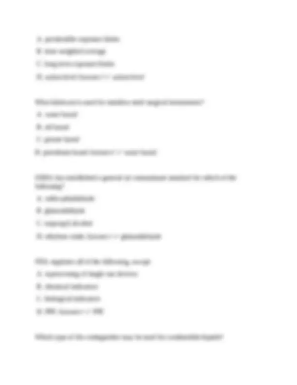 SPD Final Exam Questions and Answers: Sterile Processing Department ...