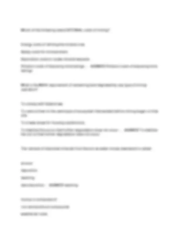 Environmental Science Final Exam: Multiple Choice Questions and Answers ...