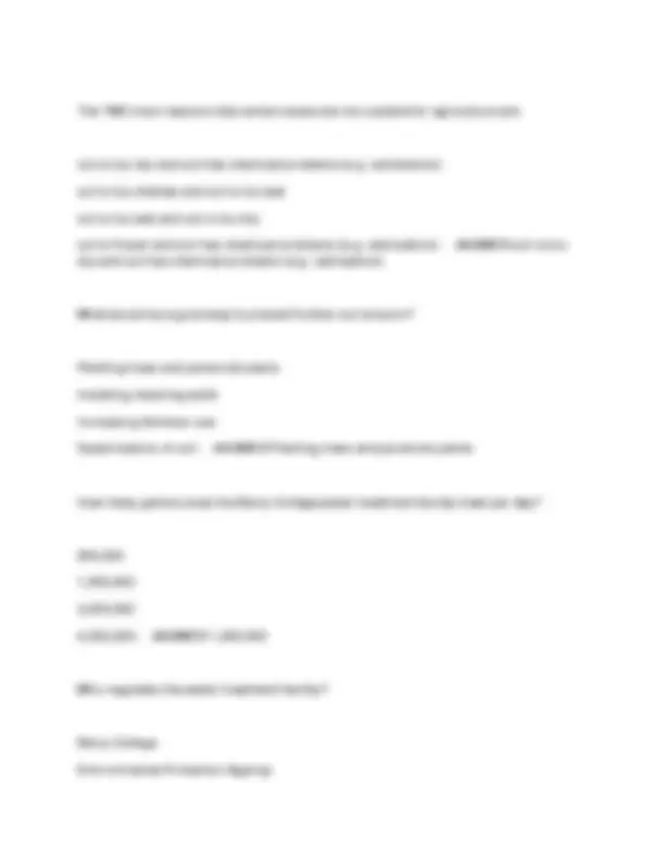 Environmental Science Final Exam: Multiple Choice Questions and Answers ...