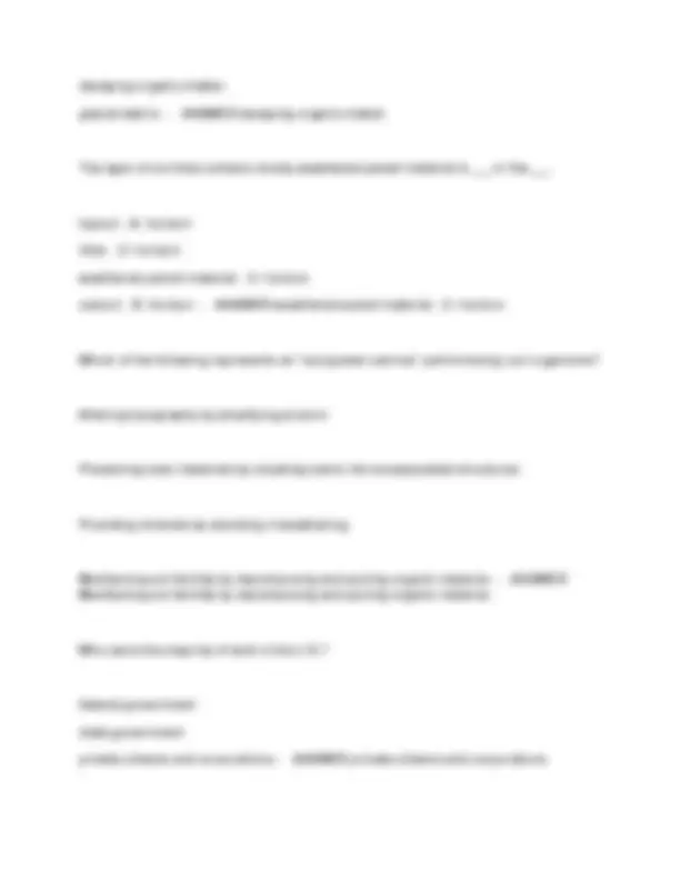 Environmental Science Final Exam: Multiple Choice Questions and Answers ...