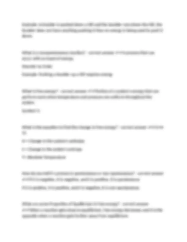 AP Biology Unit 5 Chapter 8: Metabolism and Energy Transformations ...