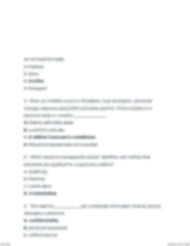 NIMS 700.B Practice Exam: Questions & Answers | Exams American Language ...