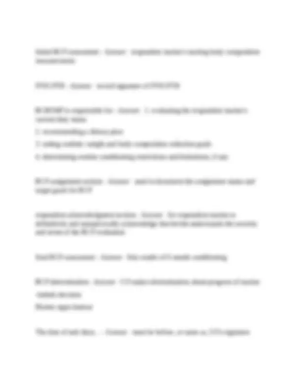 USMC Body Composition and Military Appearance Program (BCMAP) Questions ...