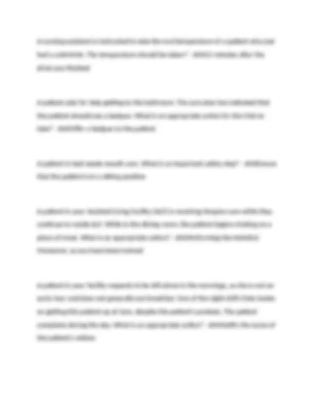 CNA PROMETRIC ACTUAL EXAM PRACTICE TEST LATEST VERSION 2025-2026 ACTUAL ...