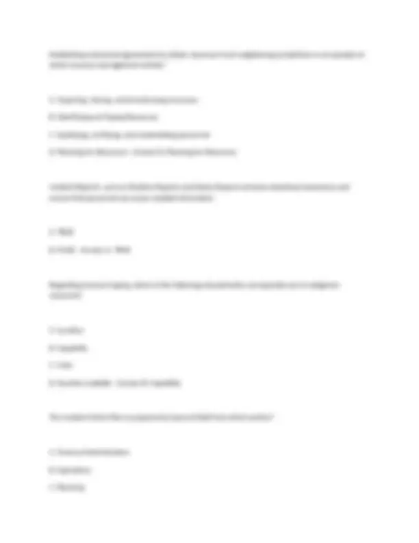 FEMA Final Exam: NIMS Management & Incident Command | Exams Nursing ...