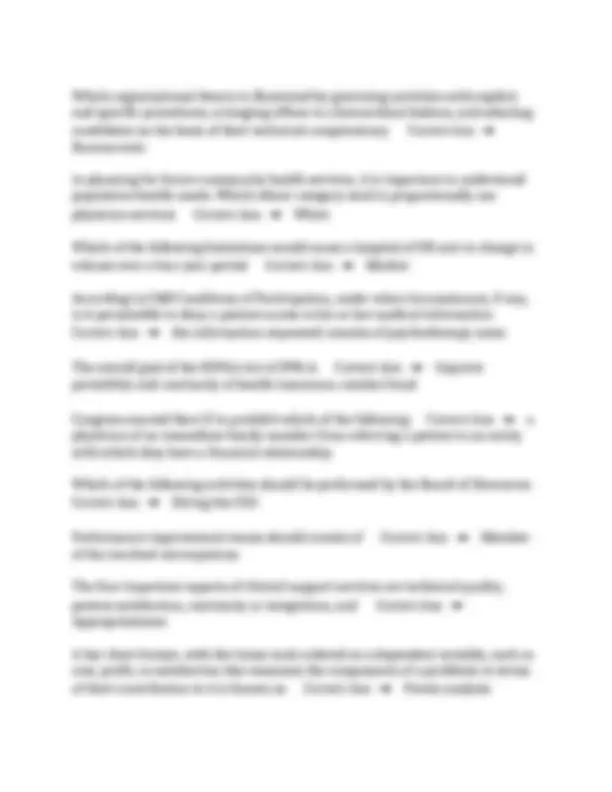 FACHE Practice Test Questions and Answers: Healthcare Administration ...