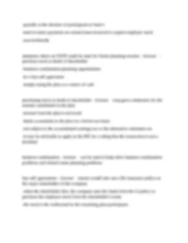 Employee Stock Option Plans (ESOPs): Questions and Answers | Exams ...