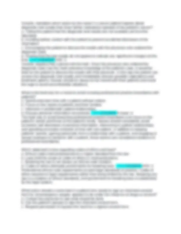 Ethical and Legal Considerations in Nursing: Comprehensive Exam Review ...