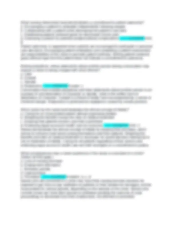 Ethical and Legal Considerations in Nursing: Comprehensive Exam Review ...