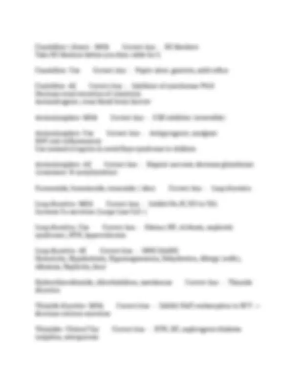 COMSAE Drugs - Complete Study Guide: Pharmacology and Therapeutics ...