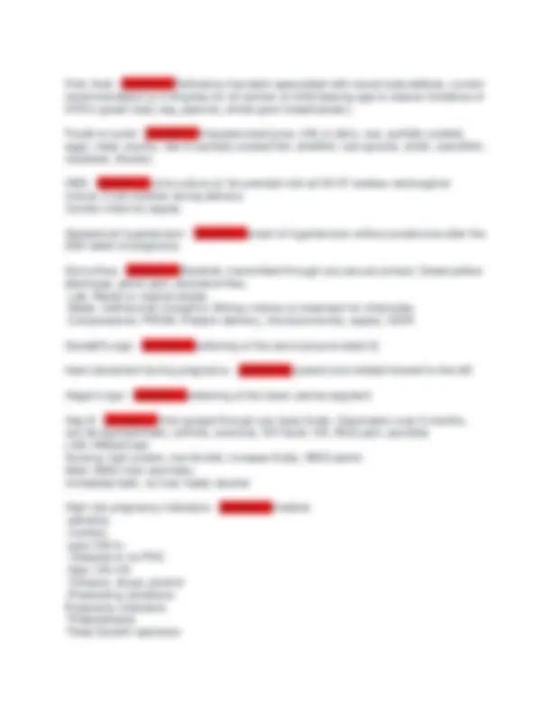 Maternal Child Nursing Care: Exam Review for Unit 1 | Exams Nursing ...