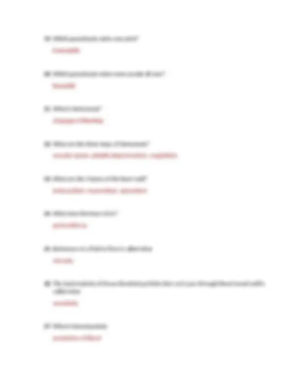 Anatomy and Physiology Exam 1: Blood, Heart, and Circulation | Exams ...