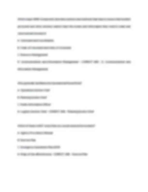 FEMA ICS 200 Study Guide Exam Questions & Answers A+ RATED.pdf | Exams ...