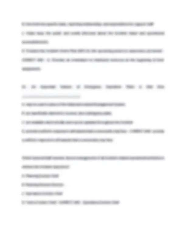 FEMA ICS 200 Study Guide Exam Questions & Answers A+ RATED.pdf | Exams ...