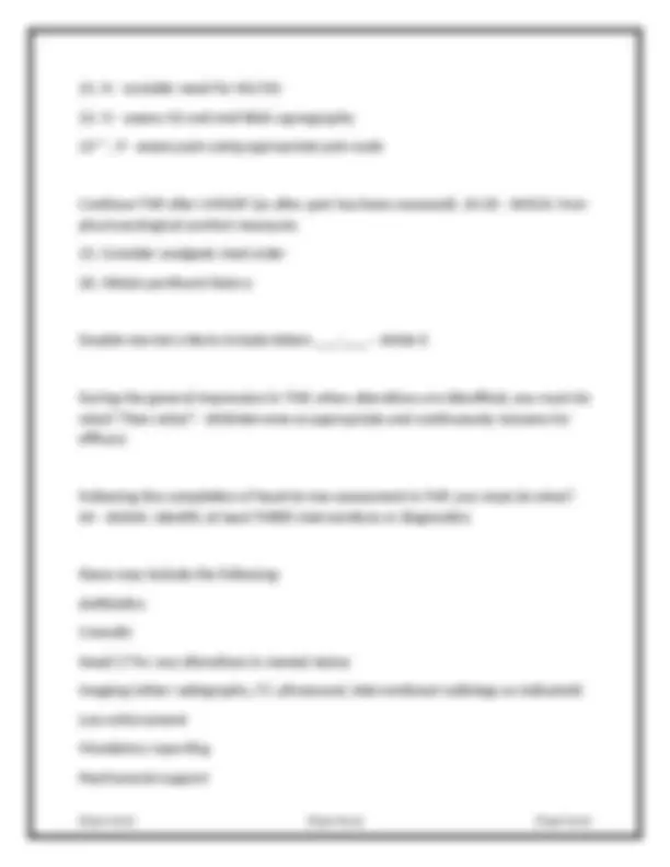 Trauma Nursing Process - TNP - TNCC 9th Ed 2025-2026. Questions and ...