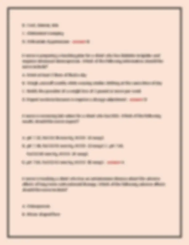 Endocrine System Nursing Exam: 100 Questions and Answers with ...