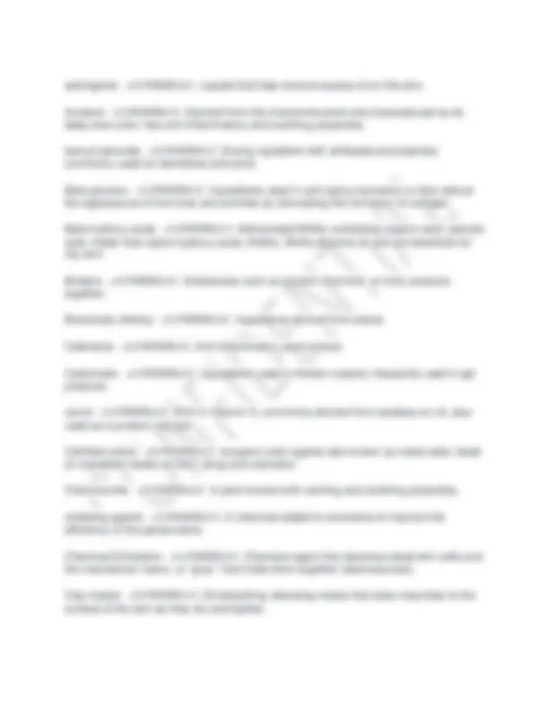 Milady Chapter 13 skin care products chemistry, ingredients, and ...