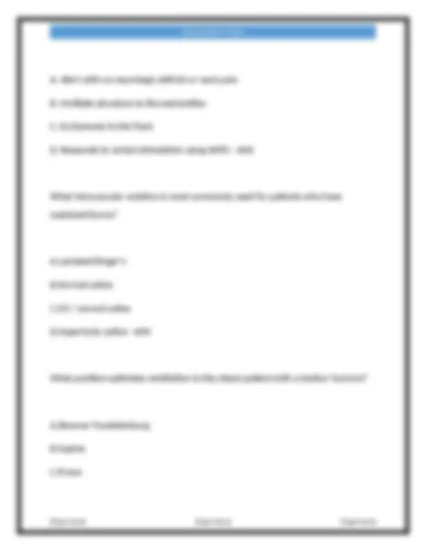 TNCC 9th Edition 2024 Test: Trauma Care Multiple Choice Questions and ...