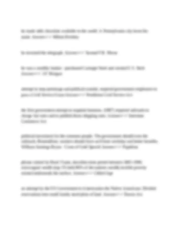 11th Grade US History EOC Questions and Answers: Key Events and Figures ...