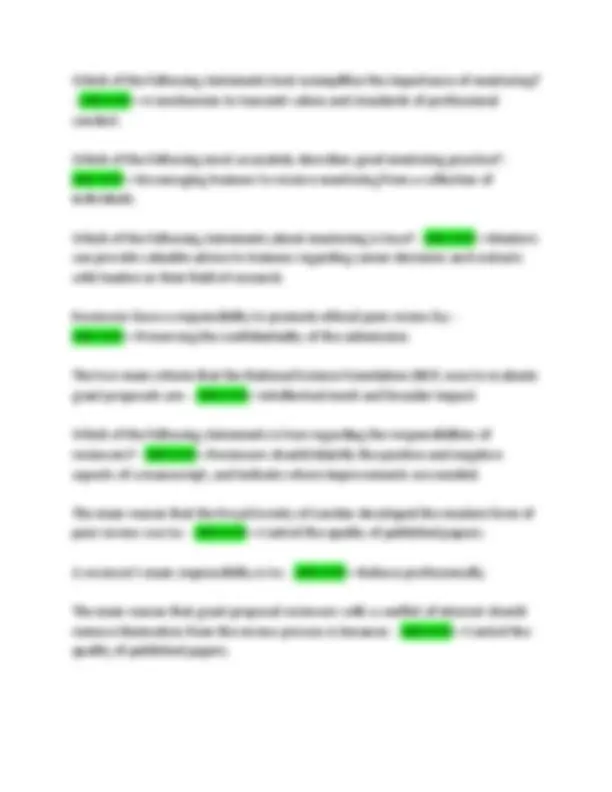 CITI Exam Reviewer 2024: Research Ethics & Conflicts of Interest ...