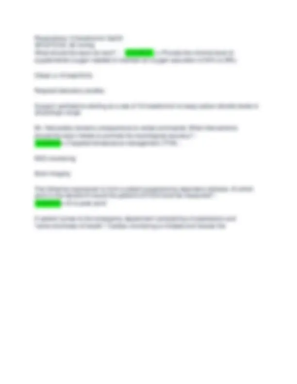 ACLS Red Cross Questions with Verified Answers | Exams Nursing | Docsity