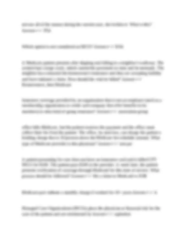 AAPC CPB Final Questions and Answers: Healthcare Compliance and Billing ...