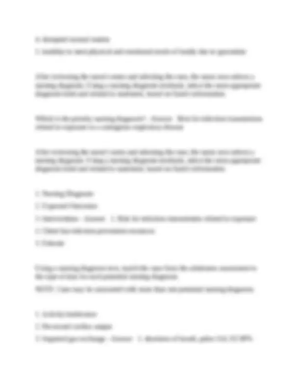 Fundamentals of EDAPT - Clinical Judgement: Exercises and Questions ...