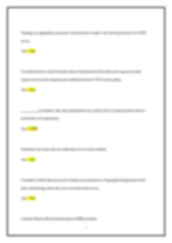 CJIS Security Test Questions and Answers 2025, Grade A+ | Exams Nursing ...