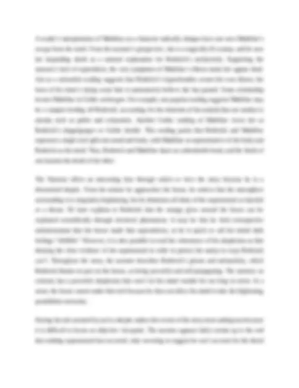 The Fall of the House of Usher: A Critical Analysis | Lecture notes ...