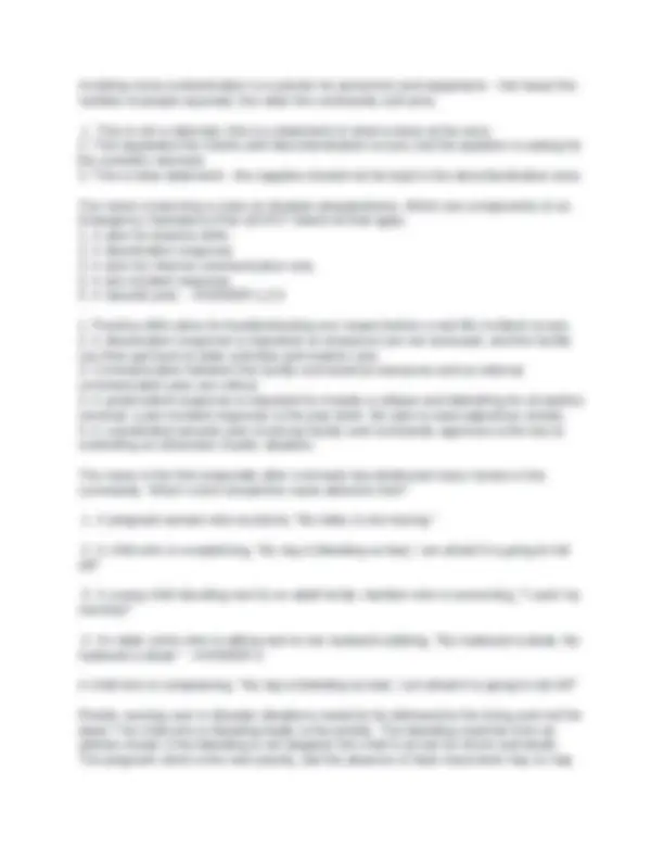 Emergency Triage Practice Questions and Answers | Exams Nursing | Docsity