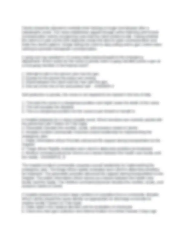 Emergency Triage Practice Questions and Answers | Exams Nursing | Docsity