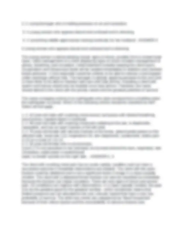 Emergency Triage Practice Questions and Answers | Exams Nursing | Docsity