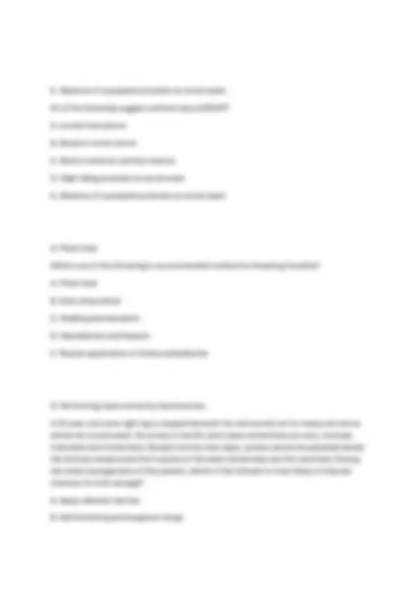 ATLS 10th Edition Post-Test Actual Questions with Verified Answers ...