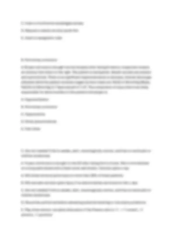 ATLS 10th Edition Post-Test Actual Questions with Verified Answers ...