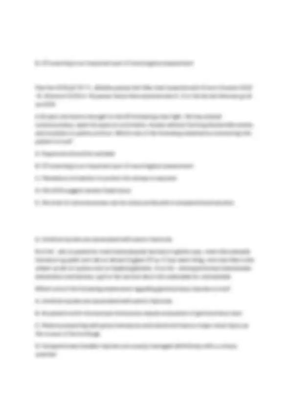 ATLS 10th Edition Post-Test Actual Questions with Verified Answers ...