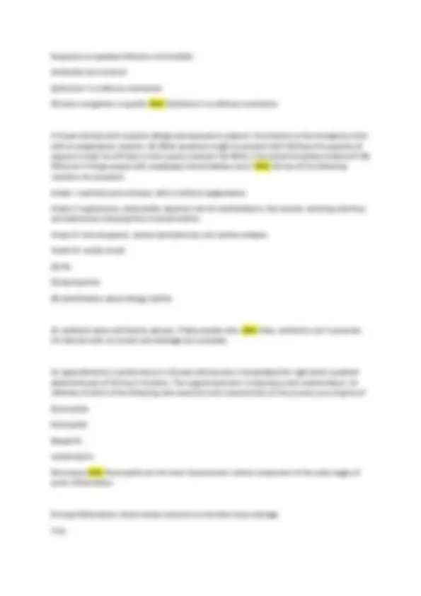 Portage Learning Pathophysiology NURS 231/BIOD 331 Module 3 Exam All ...