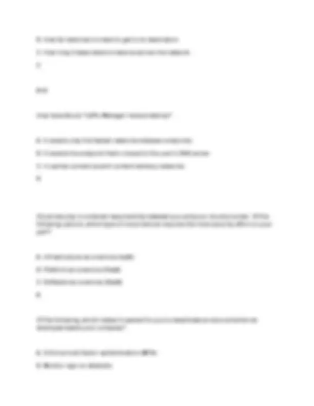 Azure Fundamentals Exam AZ-900: Practice Questions and Answers | Exams Advanced Education | Docsity