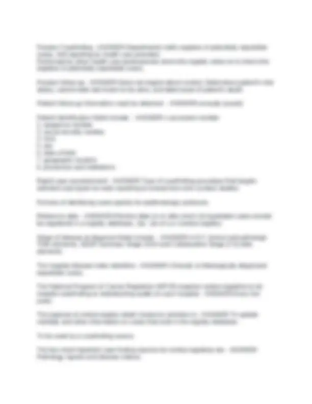 NCRA Study Guide CTR 2025: Cancer Registry Terminology and Procedures ...