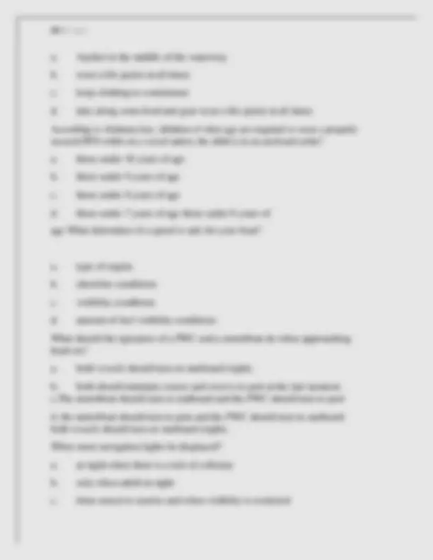 Boat ED Temporary Boaters Exam Questions and Correct Answers 2025 ...