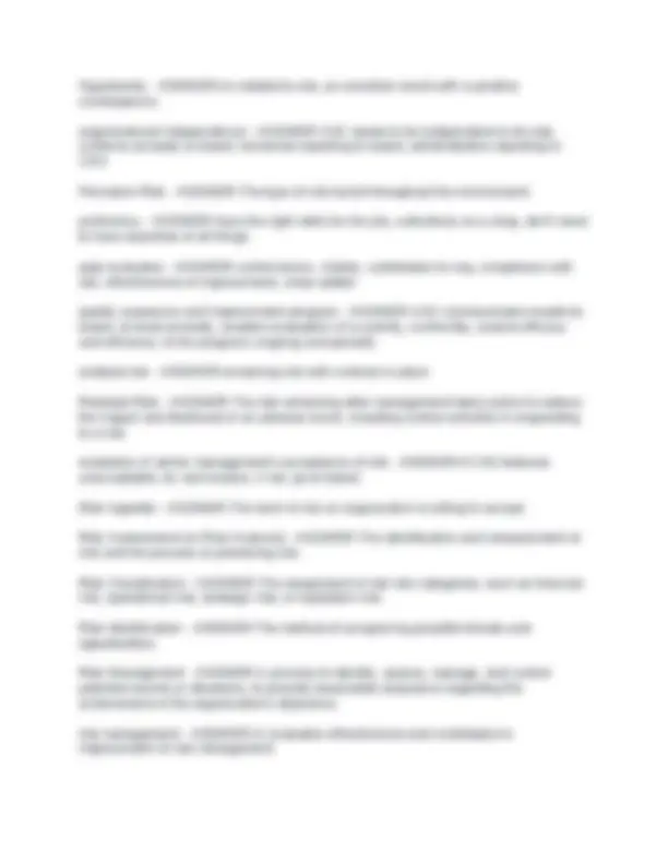 CIA Exam Part 1: Definitions and Explanations of Key Concepts in Internal Auditing | Exams ...