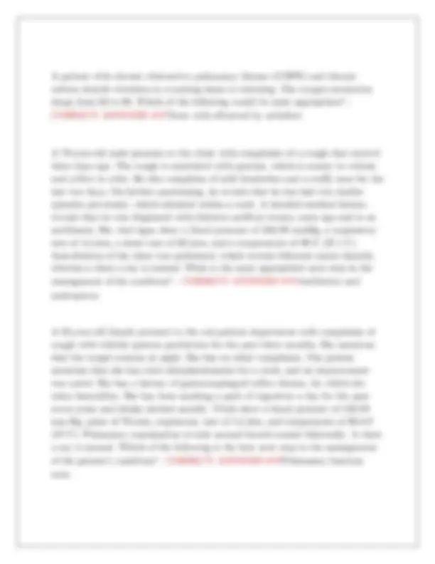 MSN 621 Final Exam: Hematology and Oncology Case Studies | Exams ...