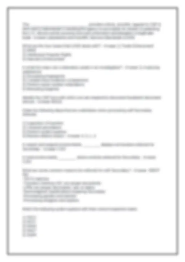 Customs and Border Protection Exam Questions and Answers 2024 | Exams ...