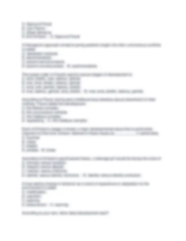 Test Bank for Experience Human Development, 15th Edition: Multiple ...