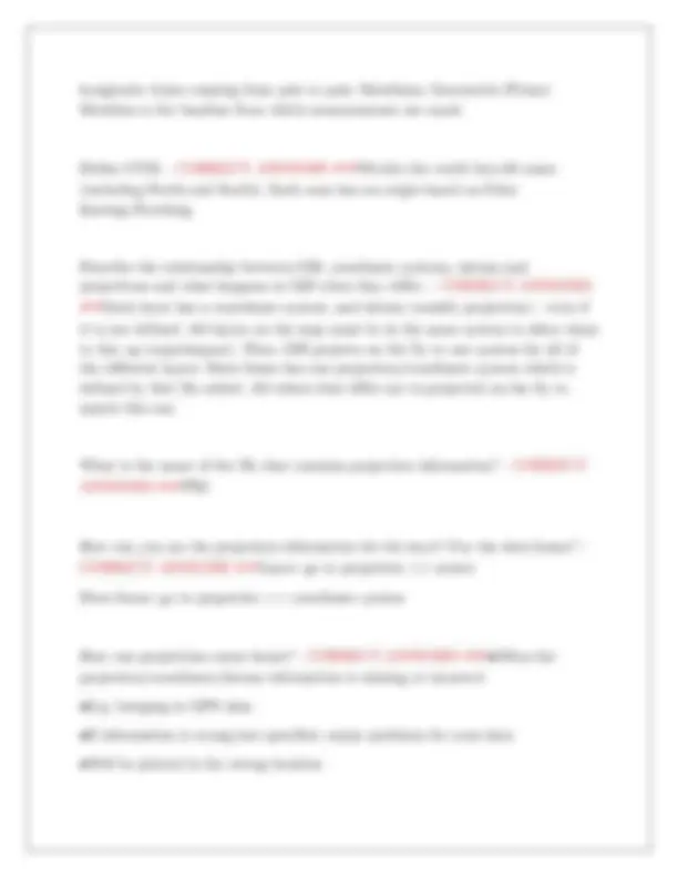 GIS Exam Questions and Answers: A Comprehensive Guide to Geographic Information Systems | Exams ...