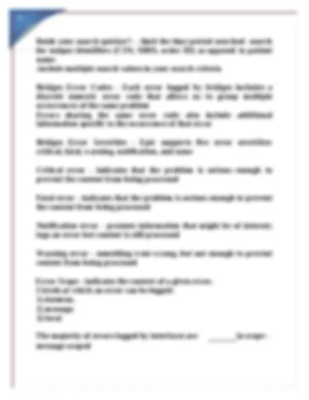 Epic Bridges Exam Guide: Interface Message Flow and Processing | Exams ...