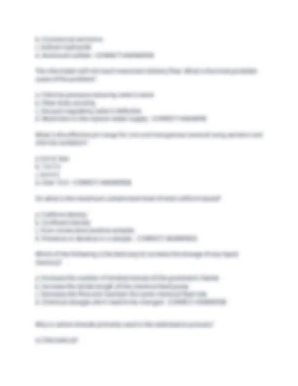 Grade 4 Water Treatment Exam Prep with Correct Answers | Exams Advanced ...