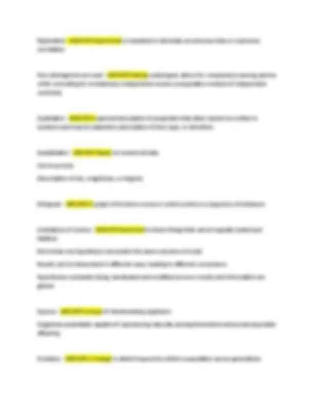 Animal Behavior Exam 1 Questions and Answers: ANSC 366/IB 329 uiuc ...