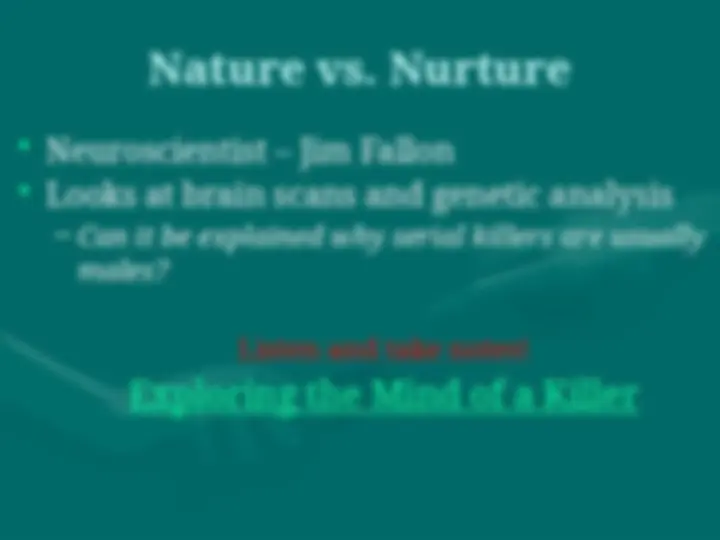 Serial Killers: Exploring the Mind of a Killer - Forensic Psychology ...