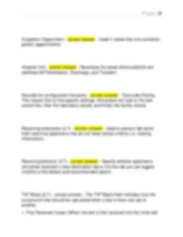 Beaker: Clinical Pathology Administration (CPL250) - Questions and ...