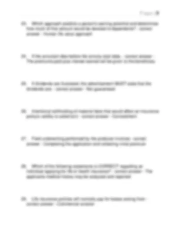 Arkansas Life Insurance Exam 2025: Questions and Verified Solutions ...